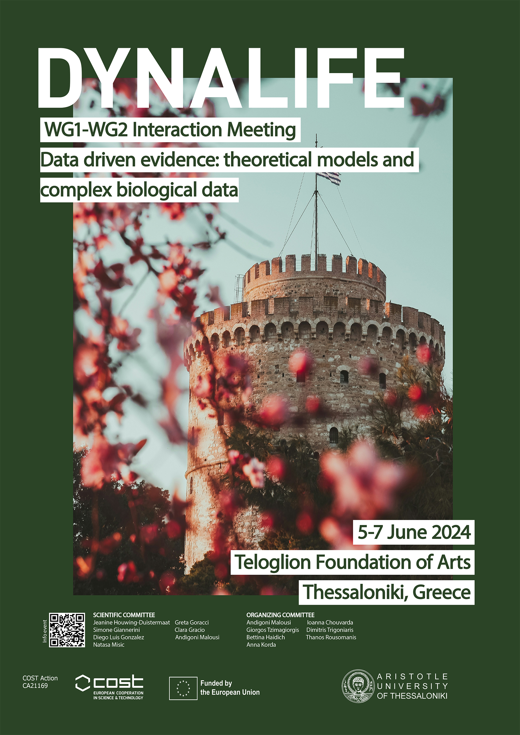 DYNALIFE WG1-WG2 Interaction Meeting Data driven evidence: theoretical ...